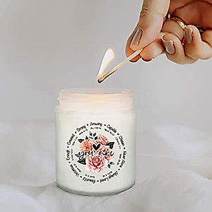 Christian Gifts for Women - Birthday Gifts for Women - Inspirational Gifts for Women - Religious Gifts for Women - Spiritual Gifts for Women, Mom, Friend, Coworker - Scented Candles Gifts for Women