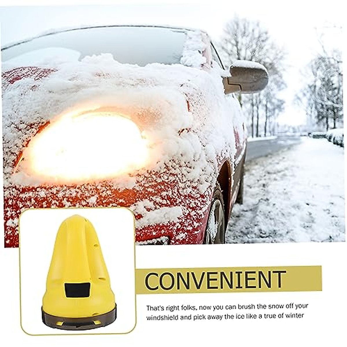 Vaguelly 1 Set Snow Remover ice Scraper windsheld Snow Scraper Cars Cars Windshield Scraper Snow windscreen Scraper Window defroster for car Window Snow Scraper car Scraper Charge abs Truck