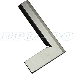 Woodworking jig tool Stainless Steel Bladed 90 Degree 63x40 100x63 160x100mm 200x125m Angle Try Square Ruler Bevel Edge Square Gauge edge angle ruler The most suitable woodworking tools (Color : 80x5