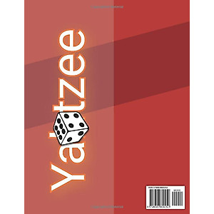Yatzee Score Pads: Large Print Sheets for Scorekeeping (Score Book)