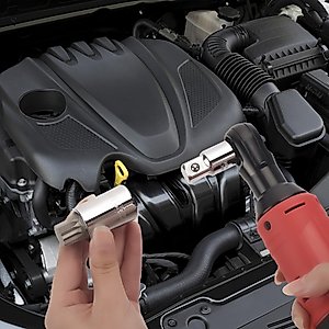 AOBEN 15 PCS XZN Triple Square Spline Bit Socket Set, S2 Alloy Steel Bits with Cr-V Steel Socket, M4-M18, Includes Socket Adapters