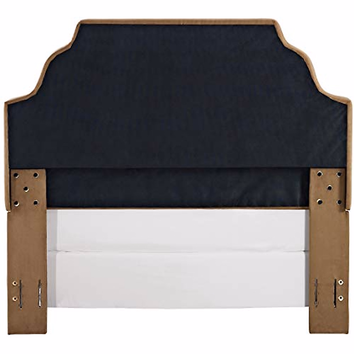 Crosley Furniture CF90009-501CM Loren Keystone Upholstered Headboard, Full/Queen, Camel Microfiber