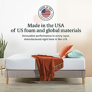 King Size Mattress, 10 Inch Cooling-Gel Memory Foam Bed Mattress in a Box for Cool Sleep & Pressure Relief, Breathable Bed Mattress with Medium Firm, CertiPUR-US Certified (10" King)