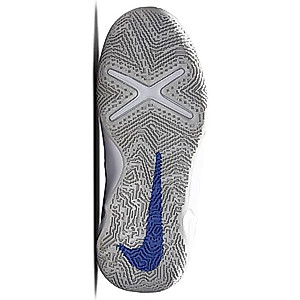 Nike Kid's Team Hustle D10 GS Basketball Shoe, Black/Game Royal-photon Dust, 7 Big Kid