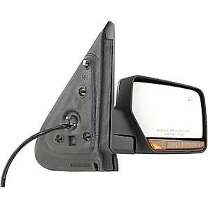 Kool Vue Driver & Passenger Side Power Heated Mirrors for Ford Expedition Lincoln Navigator 2007-2008 Power Fold With Signal Light, Memory & Puddle Lamp Chrome