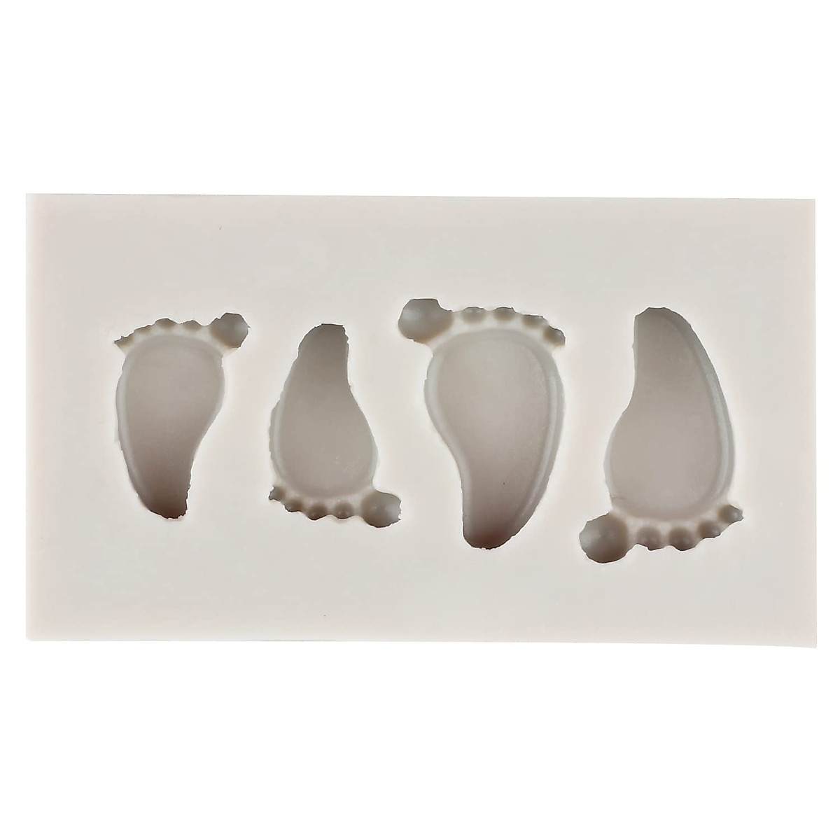 Sijiangmold Baby Shower Themed Cake Fondant Molds Baby Silicone Mold Baby Feet Baby Bottle Mold For Baby Birthday Cupcake Topper Cake Decorating Candy Gum Paste Polymer Clay Set Of 6