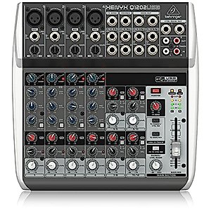 BEHRINGER, 12 Mixer-Powered, Black (Q1202USB)