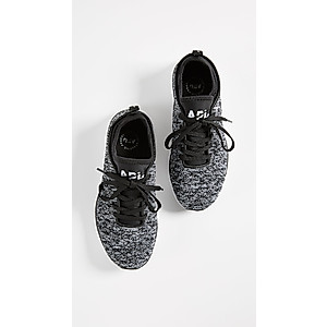 APL: Athletic Propulsion Labs Women's Techloom Phantom Sneakers, Black/White/Melange, 8.5 Medium US