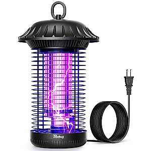 Buzbug LED Bug Zapper Indoor Outdoor, 10 Years Lifespan Lamp Sustainable Less Power, 6.5ft Power Cord, High-Voltage Mosquito Zapper, Fly Trap Mosquito Trap, Fly Killer Fly Zapper -MO008C