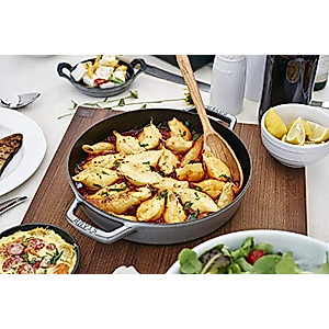 STAUB Cast Iron Frying Pan, Grey, 34 cm