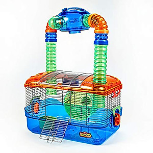 Kaytee CritterTrail Triple Play Habitat for Pet Hamsters, Gerbils, Mice and Other Small Animals