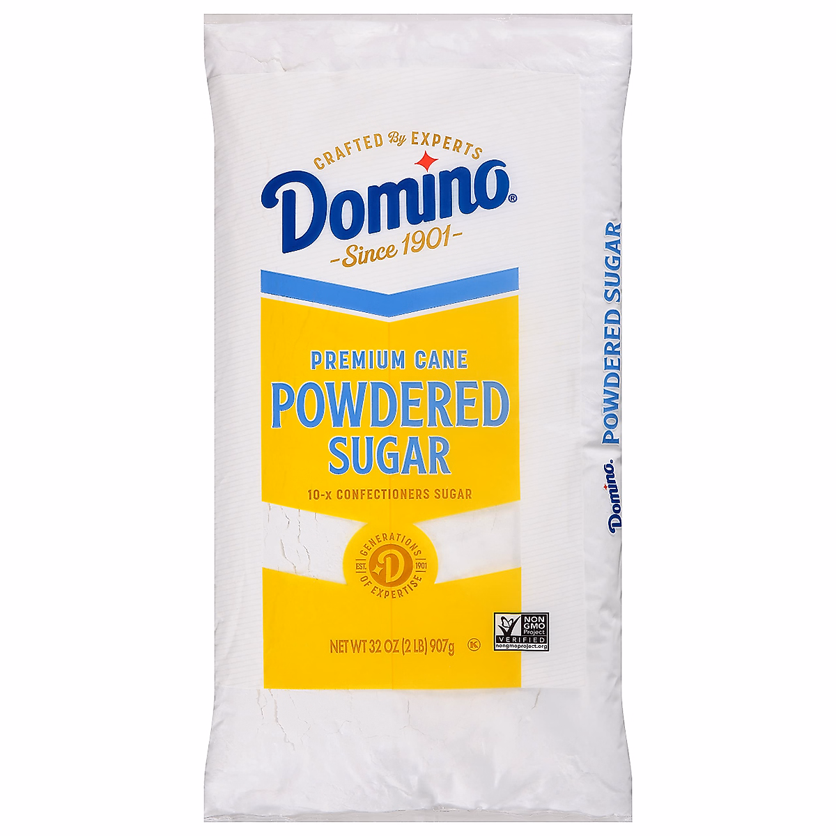 Domino Premium Cane Sugar Baker's Bundle: Light Brown Sugar and Powdered Sugar, 2 LB Bag Each