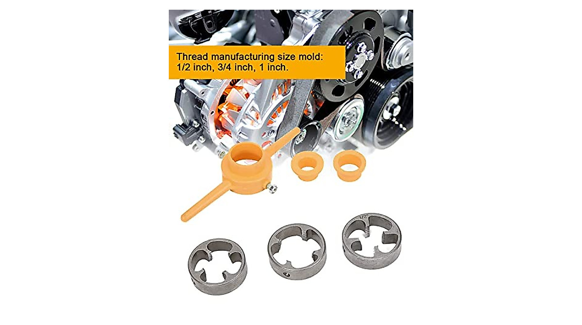 Hosrnovo Tap and Die Set for PVC Pipes - 6 PCS Kit