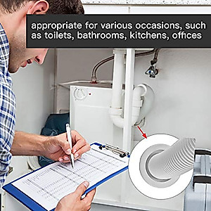 4 Pieces Drain Tube Hose Seal Deodorant Silicone Plug Sealing Plug Sewer Seal Ring Washing Machine for Bathroom Kitchen Cleaning Tools