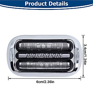73s Series 7 Shaver Head Compatible with Braun, Electric Shaver 73s Replacement Head, Compatible with Braun Shavers 73s