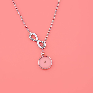 WUSUANED With God All Thing Are Possible Mustard Seed Charm Y Necklace Religious Jewelry Inspirational Gift (with god all things are possible mustard seed Y necklace)