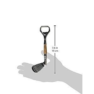 Two's Company Golf Club Bottle Opener in Plaid Gift Pouch