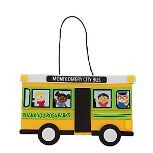 Rosa Parks Bus Sign Craft Kit - Makes 12 - Black History Month Crafts for Kids