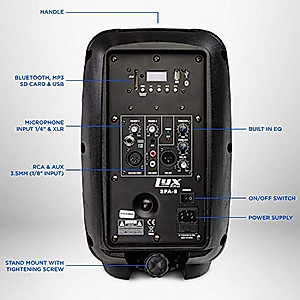 LyxJam 7-Piece Electronic Drum Kit, Drum Set with Real Mesh Fabric, 209 Preloaded Sounds, 50 Play-Along Songs, Cymbals & Kick Pedal, Drum Sticks With SPA8 Active Speaker & 15 FT Qtr to Qtr Cable