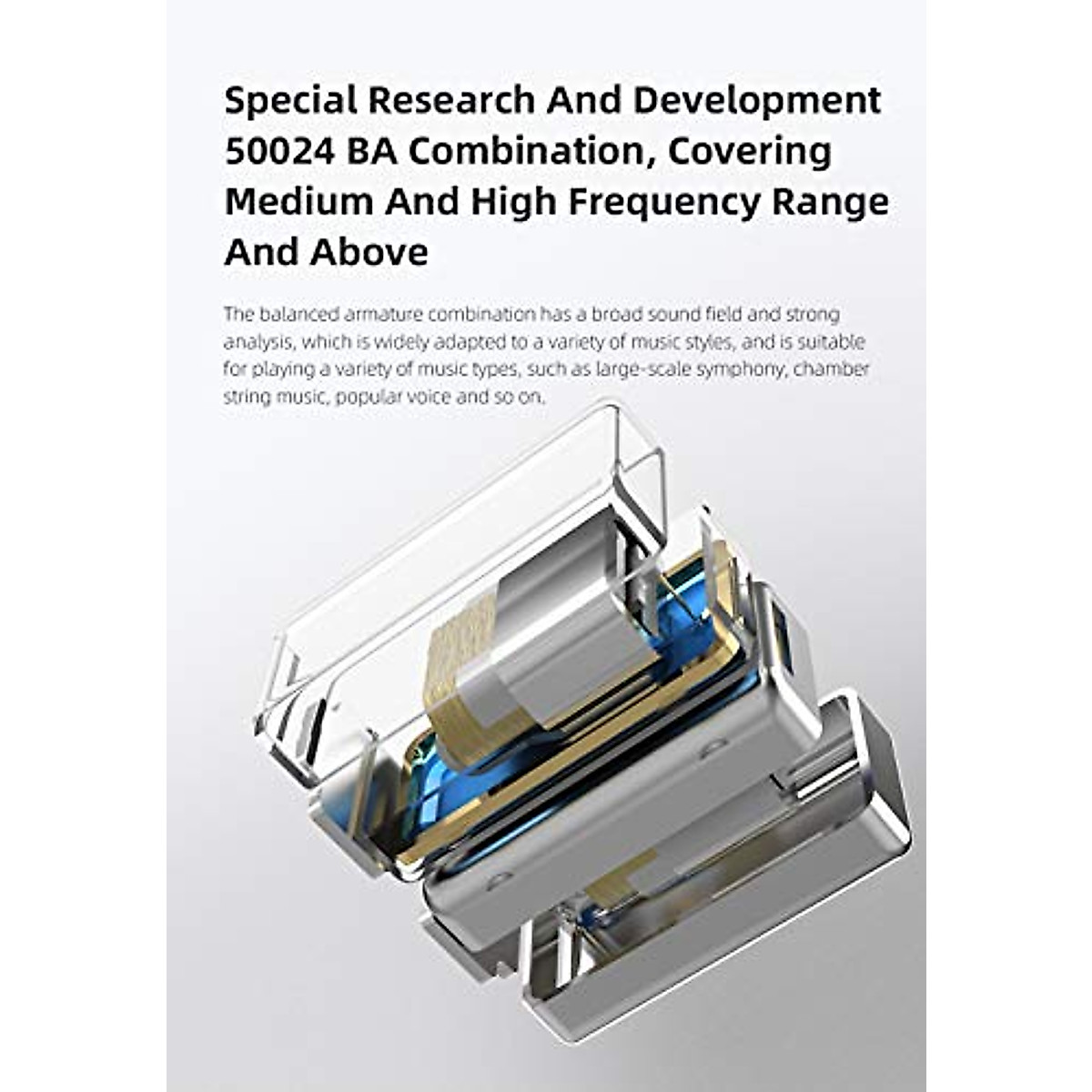 KZ Zax in-Ear Monitors, 16-Units Hybrid in Ear Earphones, HiFi Stereo Noise Isolating Sport IEM Wired Earbuds/Headphones with Detachable Cable for Musician Audiophile (Without Mic, Black)