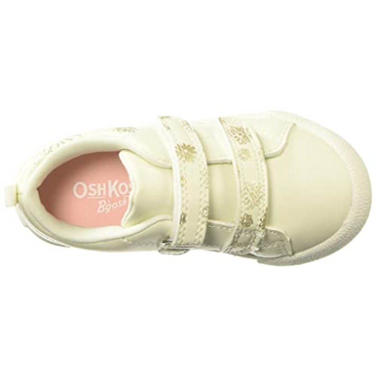 OshKosh B'Gosh Girls Lucie Sneaker, White, 8 Toddler