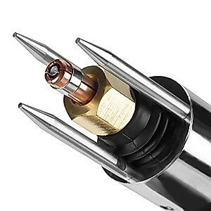 Capacitor Discharge (CD) Stud Welding Gun with 6pcs M3 to M10 Collet Welding Torch Set