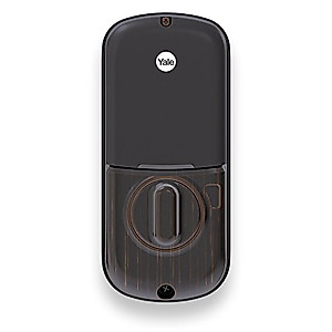 Yale Assure Lock - Keypad Door Lock in Bronze, Keypad with Key