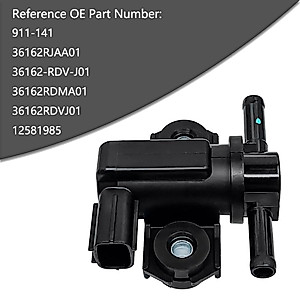 Vapor Canister Purge Valve Solenoid Replace 911-141 36162-RDV-J01 12581985 for A-cura Mdx 04-06 Rl 05-08 Tl 04-08 A-ccord 04-07 O-dyssey 05-10 P-ilot 05-08 Ridgeline 06-08 Saturn Vue 04-07