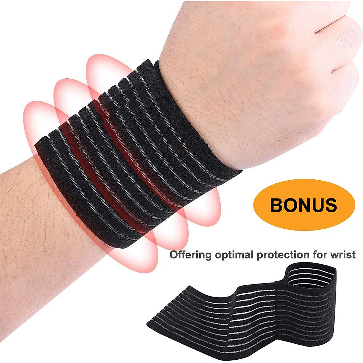 Vinaco 2 Pack Breathable & Strong Ankle Brace for Sprained Ankle, Stabilize Ligaments, Prevent Re-Injury for men & women with Adjustable Wrap, ankle support for men