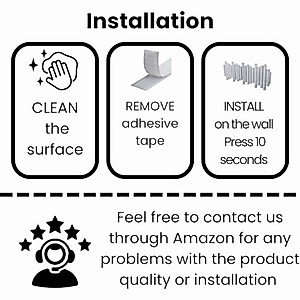 CATOMAS - Adhesive Key Holder Wall Mount - Design Wooden Key Organizer - No Drill Hooks for Wall - 3M Adhesive Hanger - 4 Key Hooks for Entryway,Bathroom,Door,Kitchen