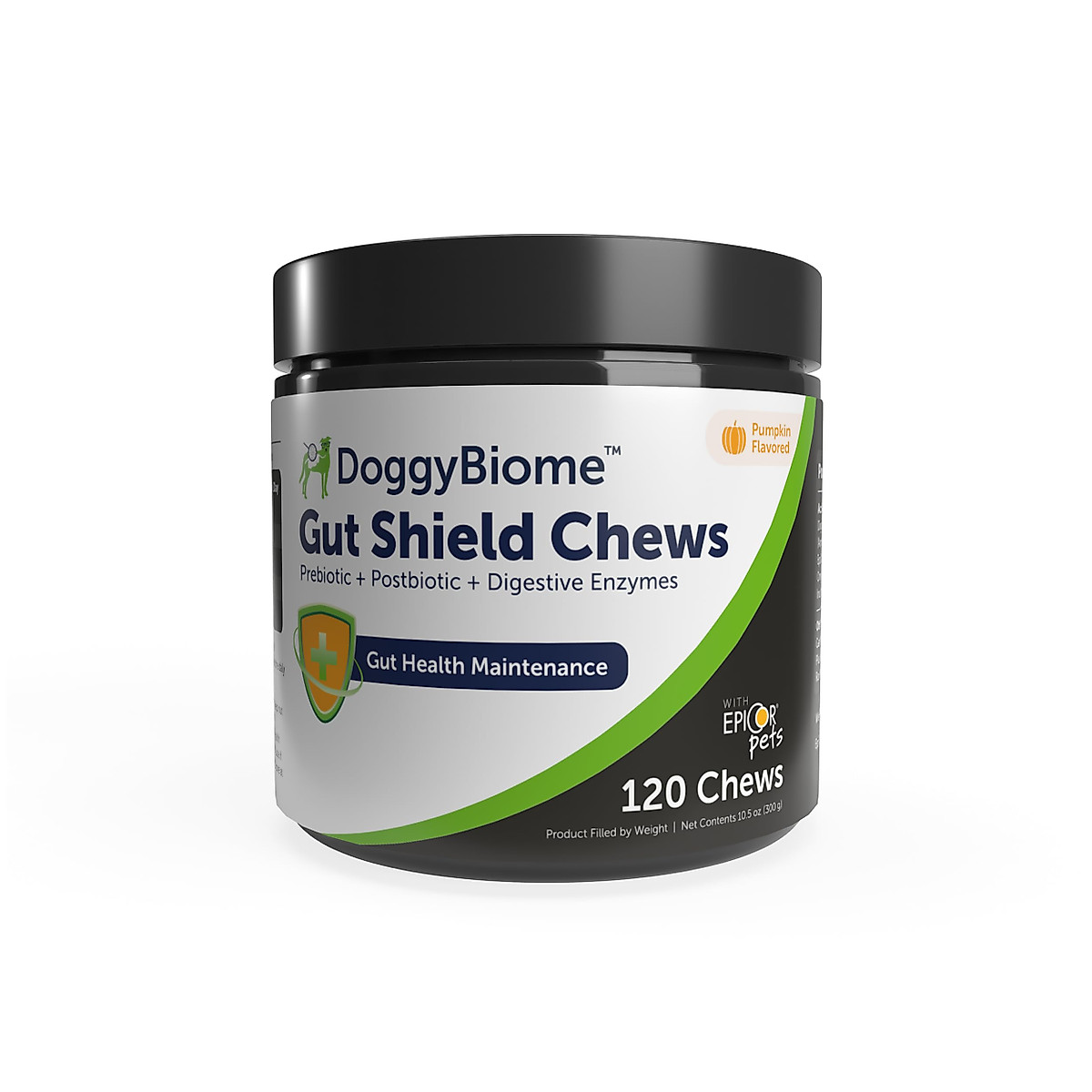 DoggyBiome Gut Shield Soft Chews with Probiotics for Dogs and Cats (120ct)