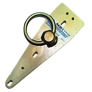 Miller Honeywell Safety Products by RA35X-1/ Temporary Removable Single Point Flat Roof/Surface Anchor with Swivel D-Ring
