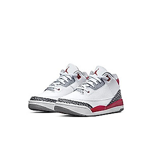 Jordan Preschool 3 Retro PS DM0966 160 Fire Red - Size 3Y