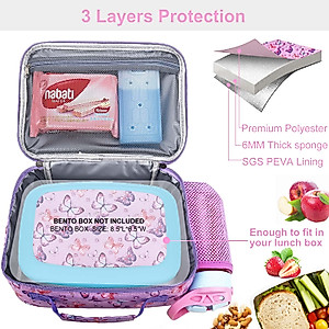 RHCPFOVR Kids Lunch Bag - Insulated Lunch Box for Boys Girls,Washable Lunch Bag and Reusable Toddler Leak-proof Lunchbox for School and Daycare