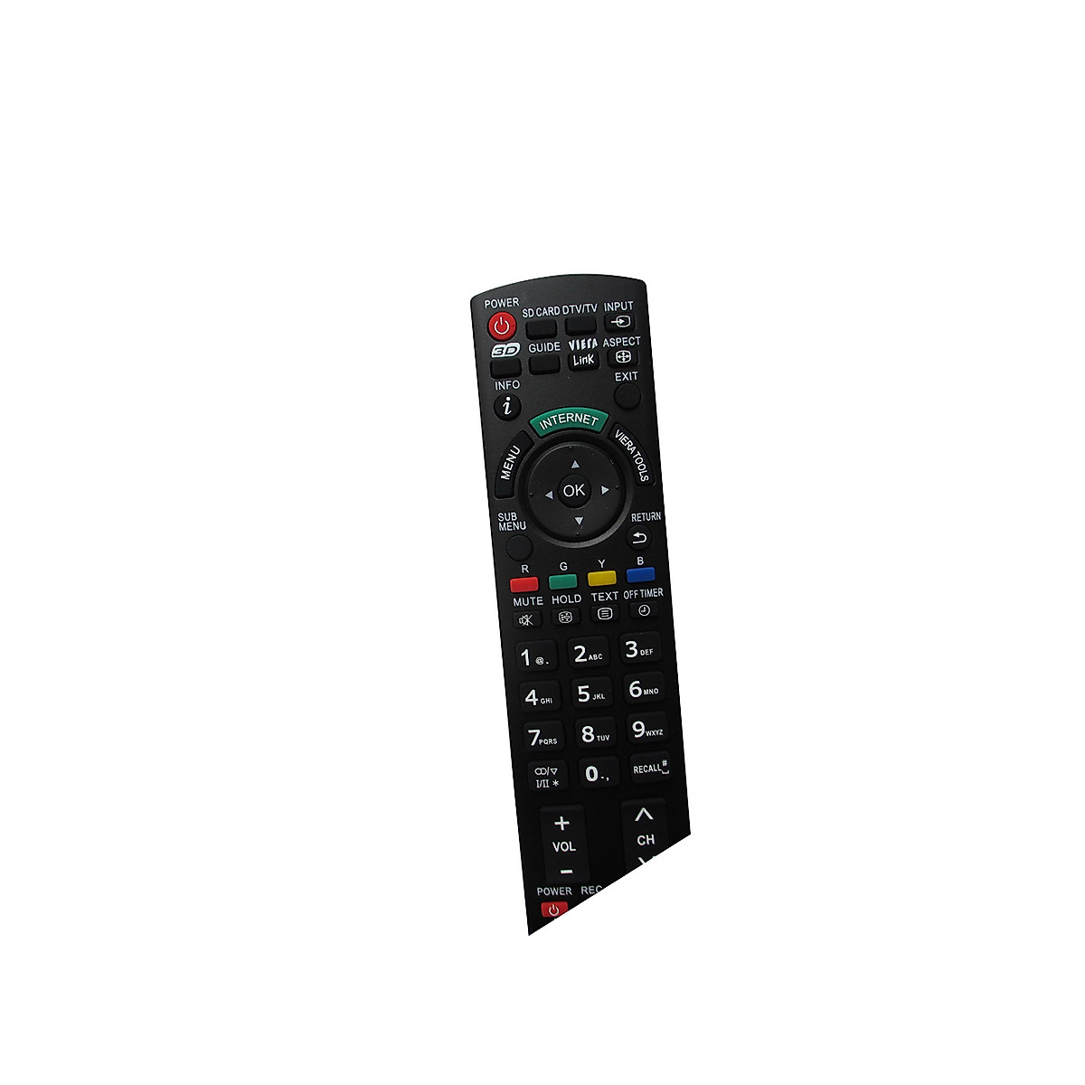 Universal Replacement Remote Control Fit for Panasonic CT-27SL14J CT-27SL14UJ CT-32HL42CF CT-32HL42F CT-32HL42UF Viera Plasma LCD LED HDTV TV