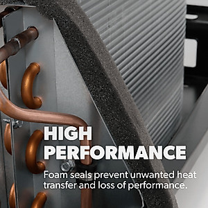 Dometic Penguin II Low Profile Rooftop Air Conditioner | 13.5k BTU AC with Ducted and Non Ducted Application | Portable Air Conditioner for RVs, Trailers, and Campers-Black