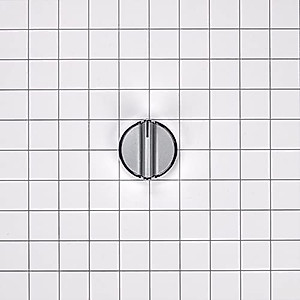 Whirlpool W10766544 Control Knob, Stainless Steel