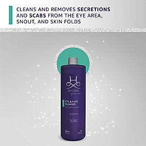 Hydra Professional Face and Eye Cleaner for Dogs and Cats, No-Rinse Pet Cleaner for All Breeds and Coat Types