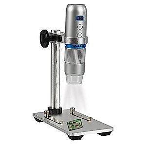 SVBONY SM401 Wireless Digital Microscope, Handheld USB HD Inspection Camera, 50x-1000x Digital Microscopes with Adjustable Stand Holder, Compatible with iPhone, iPad, Android, Mac, Windows Computer