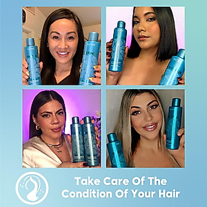 Amazonliss Anti-Frizz Keratin Treatment Set - For Smooth, Soft and Shiny Hair - Prolonged Effect Shampoo and Conditioner 8.45 fl.oz