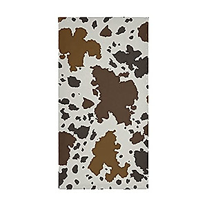 Qilmy Cow Print Hand Towel Super Soft and High Absorbent Bath Towel Fast Drying Hand Towel for Home Bathroom Gym Hotel Yoga,28 x 14 Inch(2 Pack)