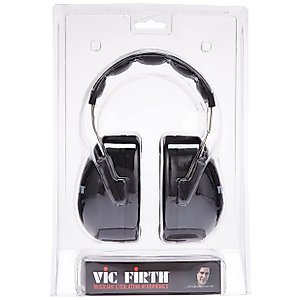 Vic Firth DB22 Isolation Headphones for Hearing Protection, Black, 4.2 in*12.1 in*7.2 in