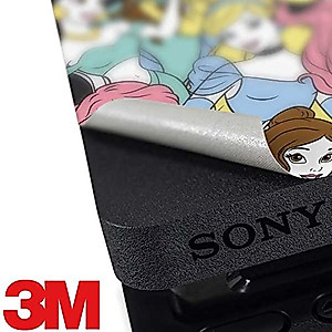Skinit Decal Gaming Skin Compatible with PS4 Slim Bundle - Officially Licensed Disney Princess Disney Princesses Pattern Design