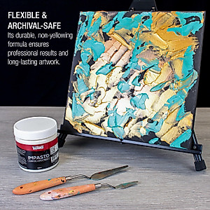 U.S. Art Supply Impasto Clear Gel Acrylic Medium, 500ml Tub