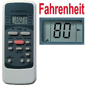 RCECAOSHAN Replacement for Klimaire KSIN Series Air Conditioner Remote Control Model Number: RG51M5/(C) EU RG51M5/EU