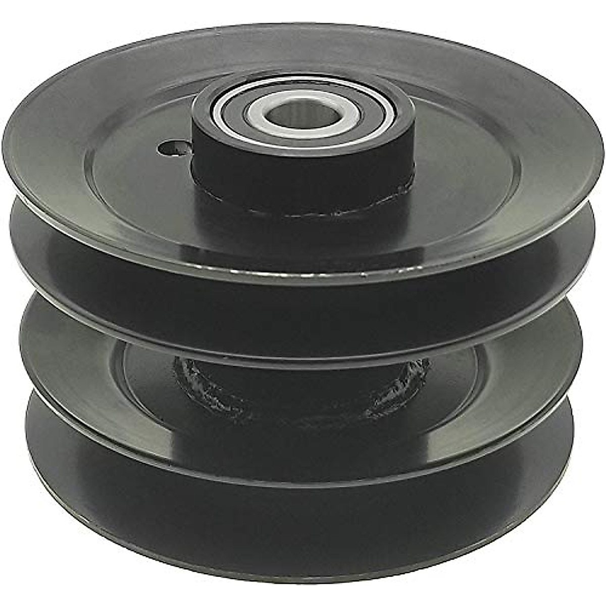 q&p Outdoor Power 756-1202 Double Pulley Assembly Bracket Replaces MTD 756-1202 with Bearing