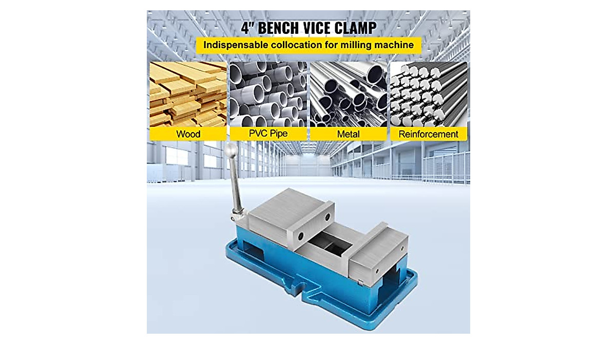 Happybuy 4" ACCU Lock Precision Milling Drill Press Vise