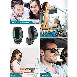 Azpen NVEE Wireless TWS Earbud with 1500mAh Power Bank Charging Case 4 Hrs of Playtime, Over 120 Hrs of Standby and IPX5 Sweat Resistant. Deep Bass and Rich Sound