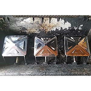 Htanch SN2261(3-Pack) Stainless Steel Heat Plate Replacement for Charbroil 4638213, 4638222, 4638233, 463823304, 4638234, 463823404, 4638235, 4638241, 4638242, 4638245, 4638247, 4638248, 4638255