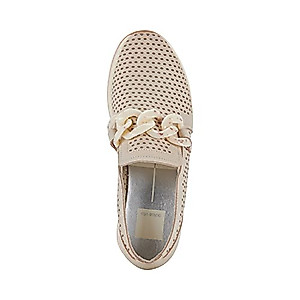 Dolce Vita Women's JHENEE PERF Sneaker, Sand Nubuck, 6.5